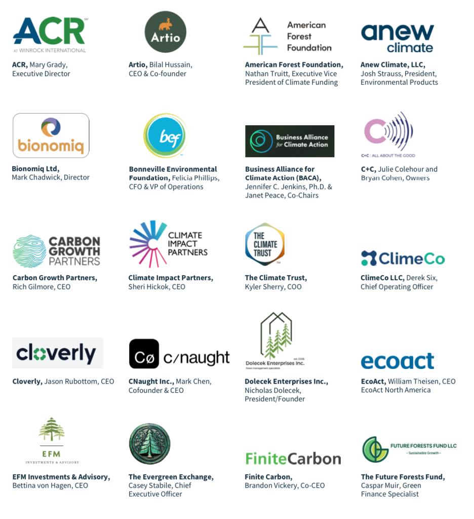 Open Letter to Future Carbon Credit Buyers - ACR